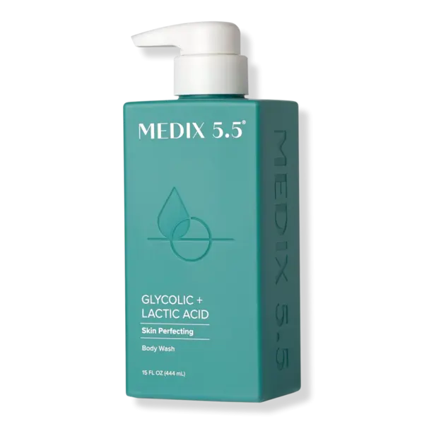 MEDIX 5.5 Exfoliating Glycolic Acid Body Wash Cleanser With Lactic Acid + Salicylic Acid - One-color
