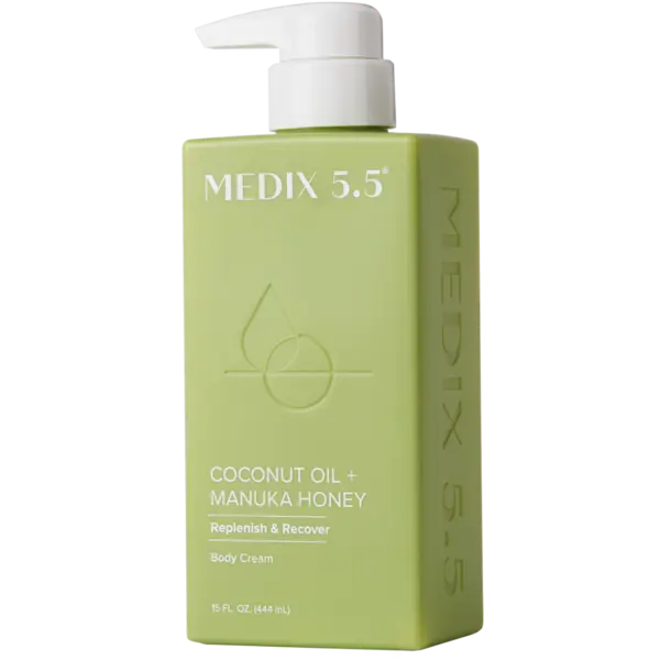 MEDIX 5.5 Coconut Oil Body Lotion With Manuka Honey, Replenish & Recover Body Cream Moisturizer - One-color