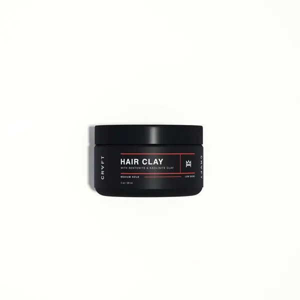 CRVFT Hair Clay Medium Hold, Low Shine, 30 Day Supply - One-color