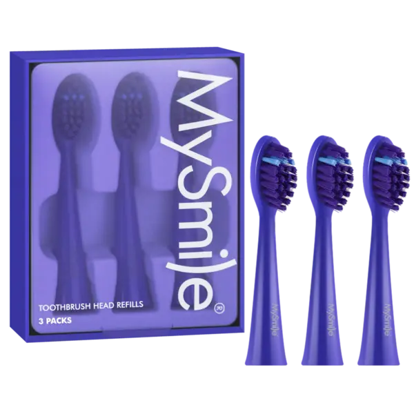 MYSMILE Dy156 Electric Toothbrush Replacement Heads - Blue