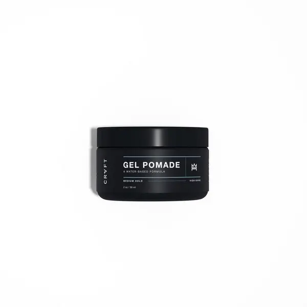 CRVFT Gel Pomade High Hold, Medium Shine, Water-based - One-color