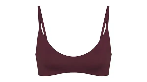 Nike X Skims Matte Micro Scoop Bra - Currant