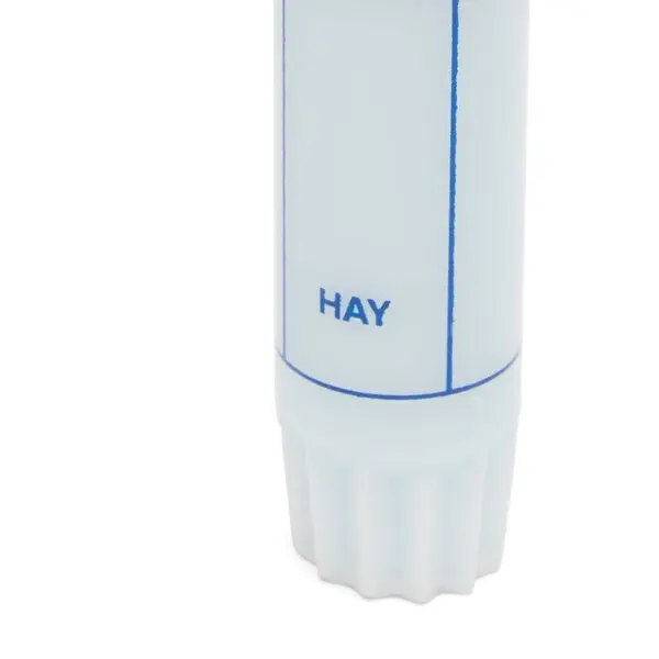 HAY Pattern Candle Check - Blue