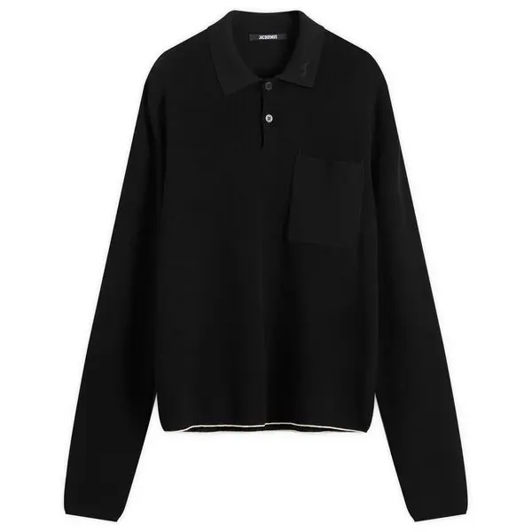 Jacquemus Knitted Polo Shirt