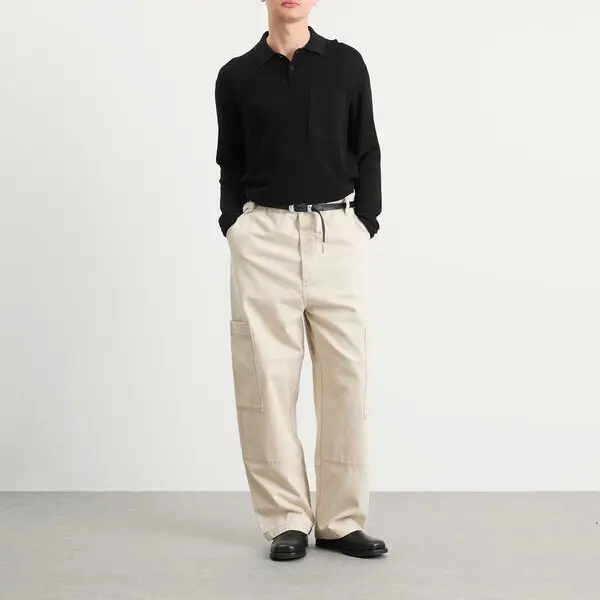 Jacquemus Knitted Polo Shirt