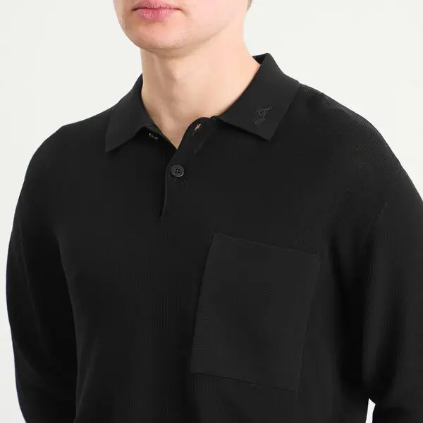 Jacquemus Knitted Polo Shirt