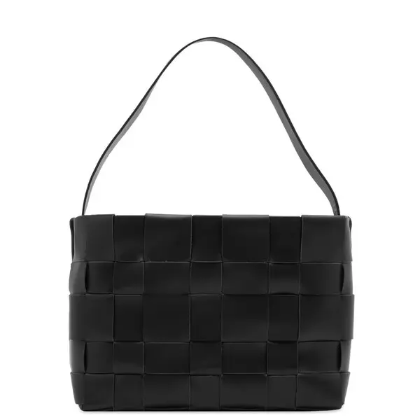 ST. AGNI Woven Mini Tote - Black