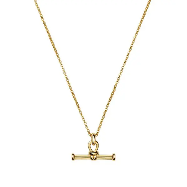 MISSOMA Ridge T-bar Chain Necklace - Gold