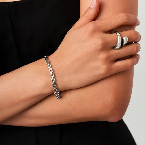 MISSOMA Timepiece Link Chain Bracelet - Silver