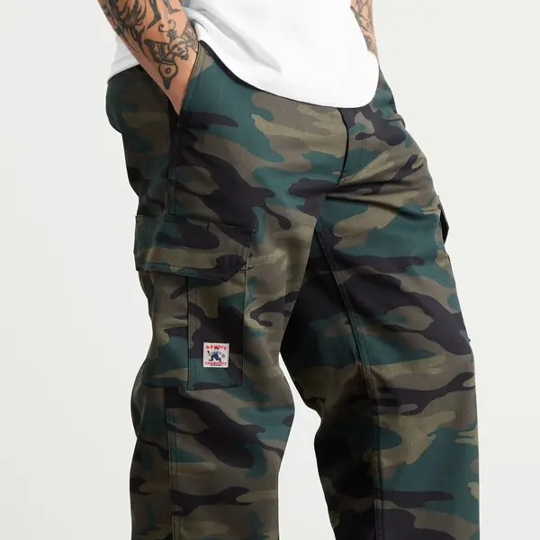 RANDY'S GARMENTS Randy’s Garments Woodland Camo Cargo Pants