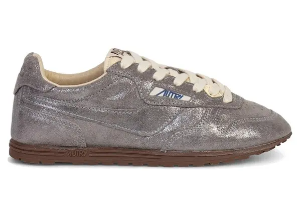 AUTRY Windspin Low Glitter - Silver Ivory
