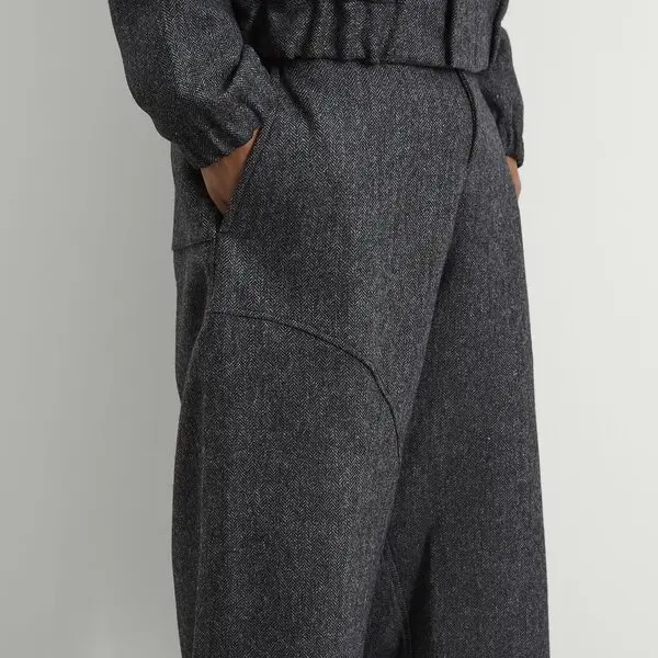 SAGE NATION Curved Seam Carpenter Trousers