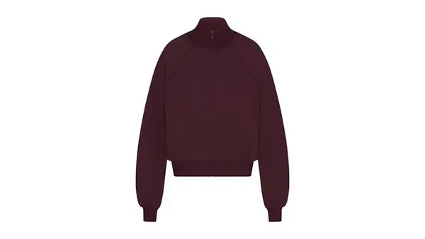 Nike X Skims Matte Tricot Track Jacket - Currant