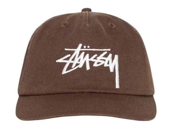 StÜssy Big Stock Mid Depth Cap - Chocolate