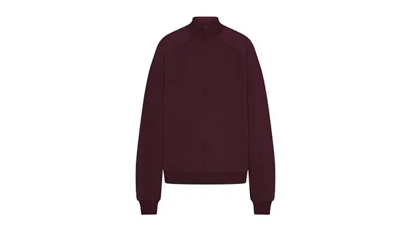 Nike X Skims Matte Tricot Oversized Track Jacket - Currant