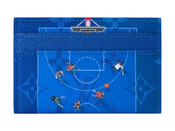 LOUIS VUITTON Double Card Case - Basketball/blue
