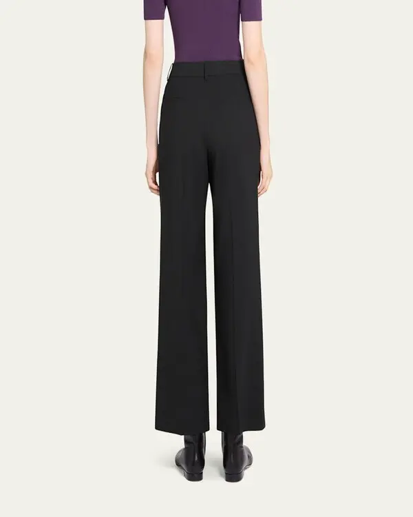 Theory Classic Straight-leg Good Wool Pants