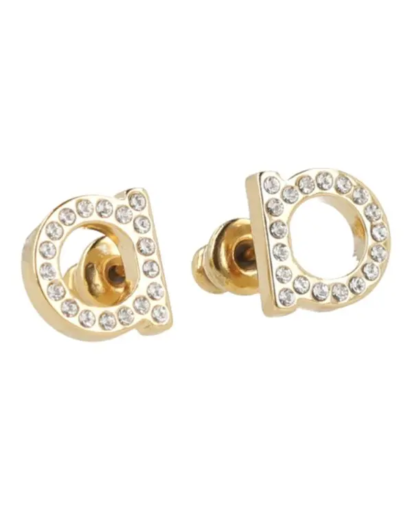 FERRAGAMO Crystal-embellished Mini Bijoux Earrings