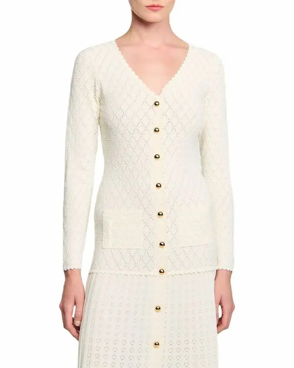 Sandro Long Sleeve Maxi Dress - Ecru | Editorialist