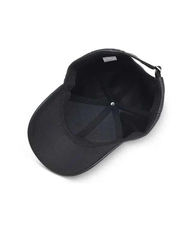 Aqua Sol & Selene Vegan Leather Baseball Cap