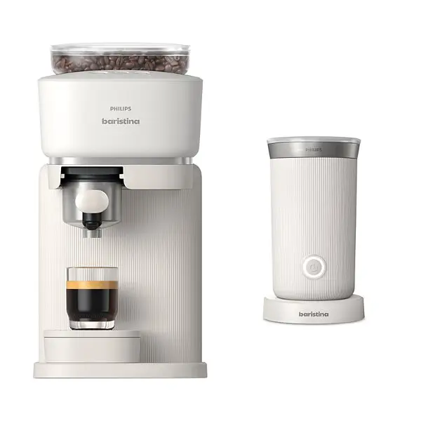 PHILIPS Baristina Frother Bundle - White