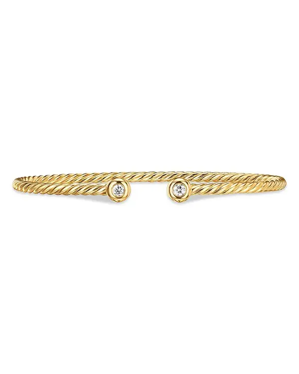 David Yurman Petite Modern Renaissance Cablespira Bracelet - Gold