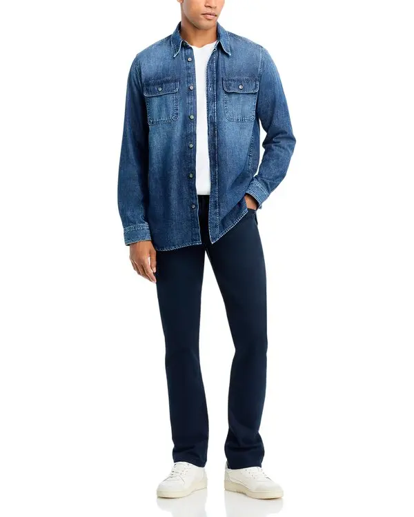 BOSS X Beckham Denim Regular Fit Button Down Shirt