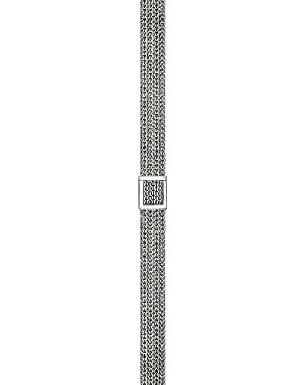 John Hardy Sterling And Diamond Link Necklace