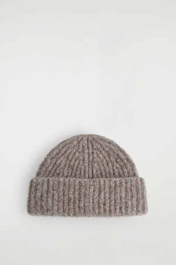 Cos Alpaca-blend Fisherman Beanie - Beige