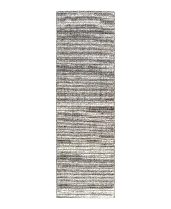 LR HOME Helix Helix-82450 Runner Area Rug, 2'6 X 8 - Light/grey