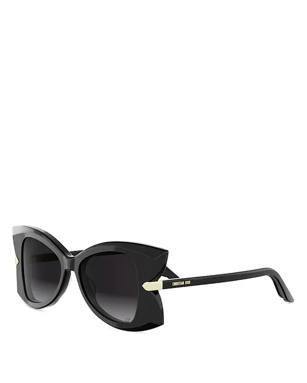 Dior Diorbutterfly Sunglasses 51mm - Black/gradient Smoke