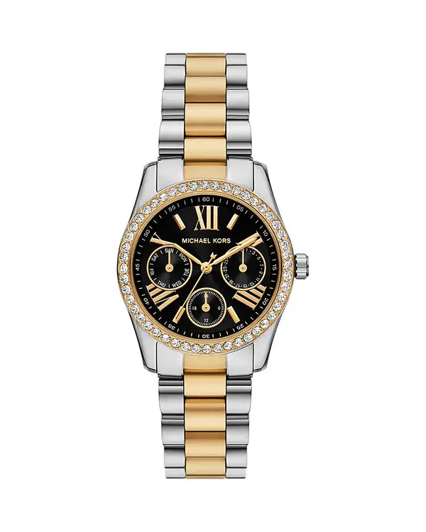 Michael Kors Lexington Lux Watch - Black/two Tone