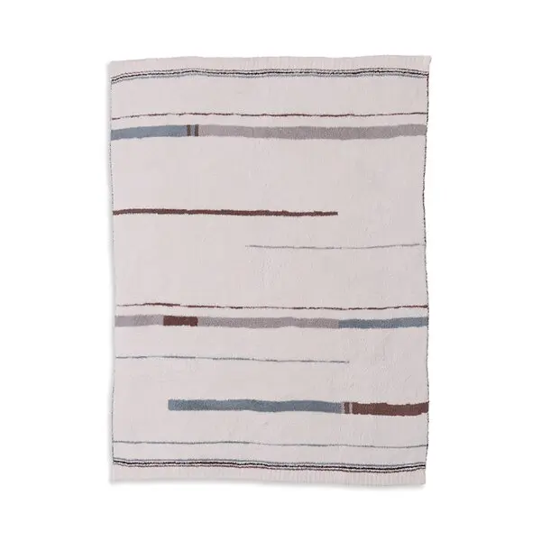 Barefoot Dreams Cozychic Vista Stripe Throw, 54 X 72 - Cream Multi