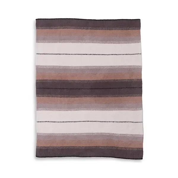 Barefoot Dreams Cozychic Ombre Sarape Throw, 54 X 72 - Sable Multi