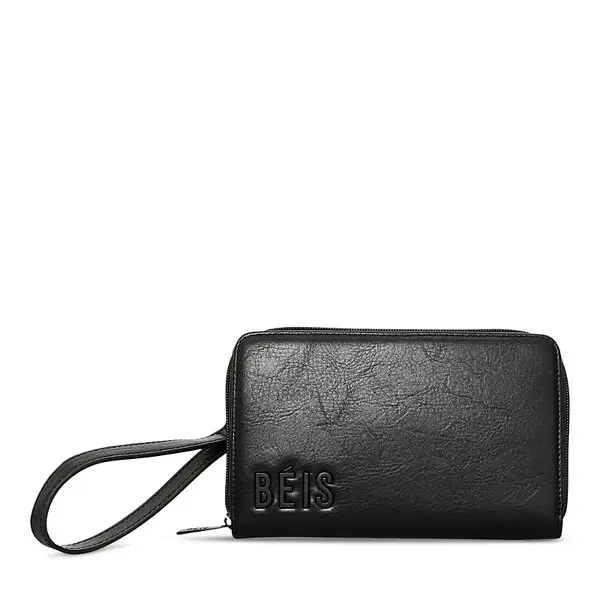 BEIS The Travel Zip Wallet - Black