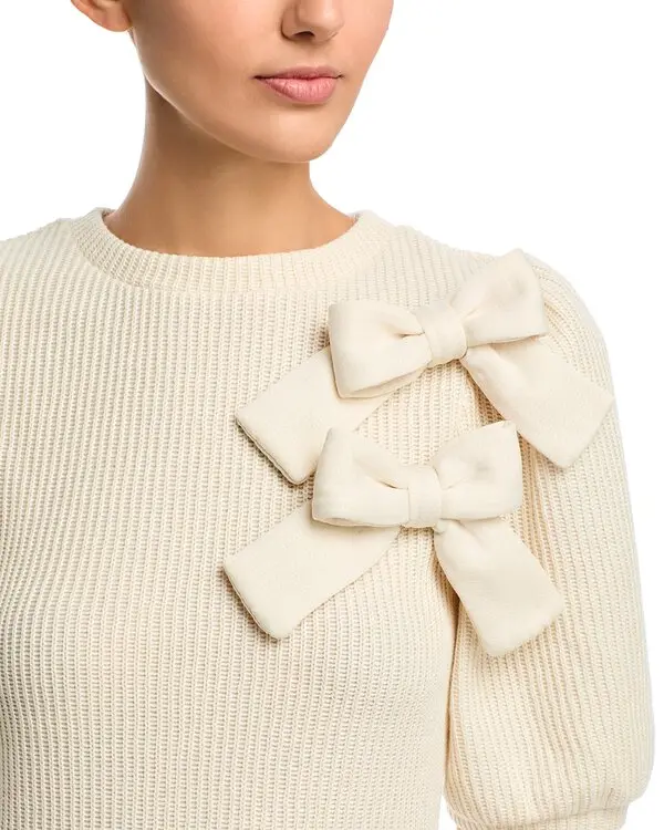 AREA STARS Double Bow Knit Dress