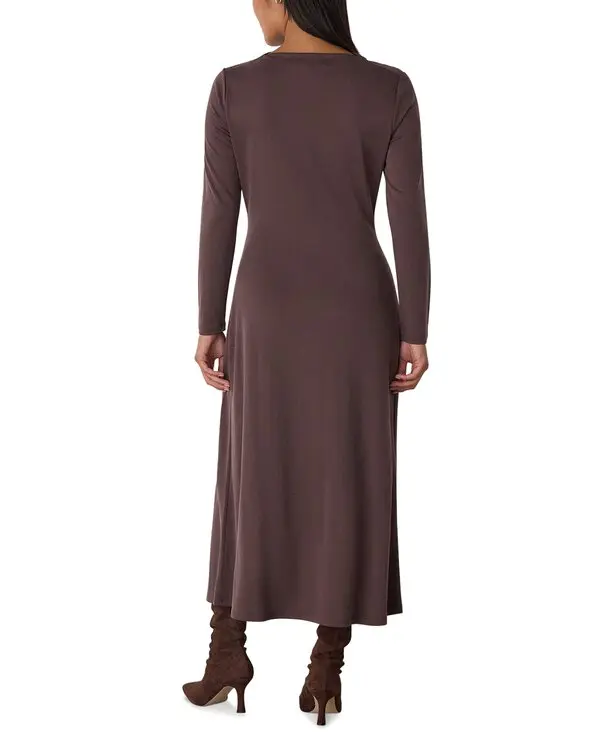 Whistles Petite Ruched Detail Midi Dress