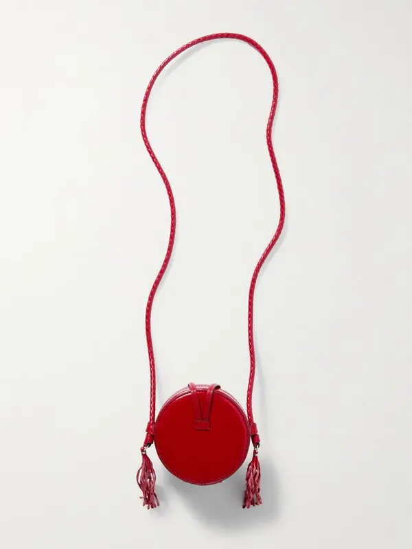 Isabel Marant Houna Tasseled Leather Shoulder Bag