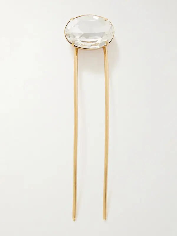 JENNIFER BEHR Gemma -plated Crystal Hair Pin - Gold