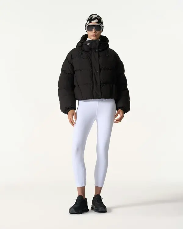 Perfect Moment Cropped Down Puffer Jacket - Black