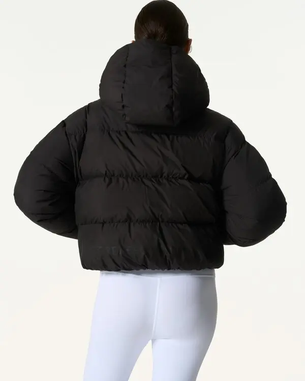 Perfect Moment Cropped Down Puffer Jacket - Black