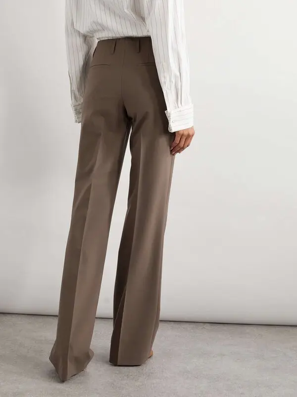 Dries Van Noten Woven Straight-leg Pants - Taupe