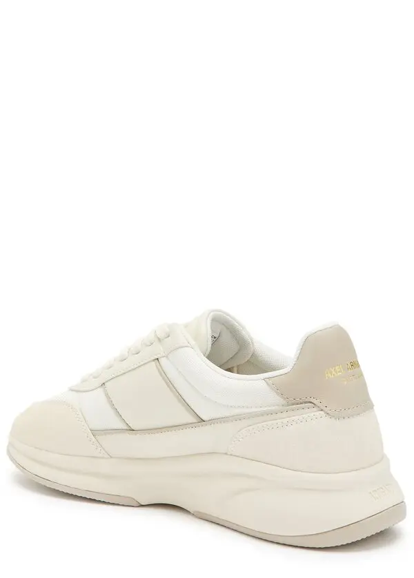 Axel Arigato Genesis Neo Panelled Mesh-knit Sneakers - Off White