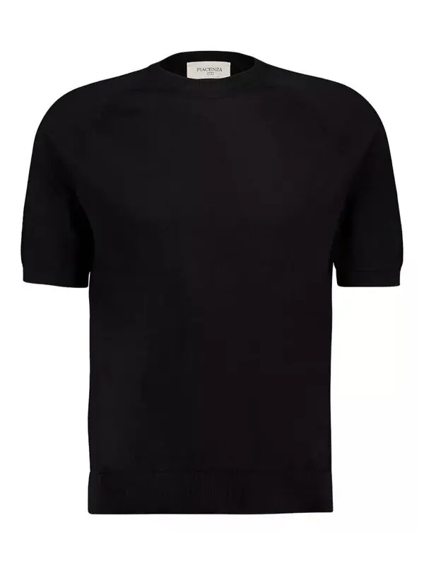PIACENZA CASHMERE 1733 Short-sleeve T-shirt - Black