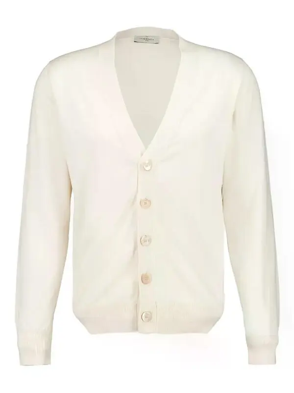 PIACENZA CASHMERE 1733 Buttoned V-neck Cardigan