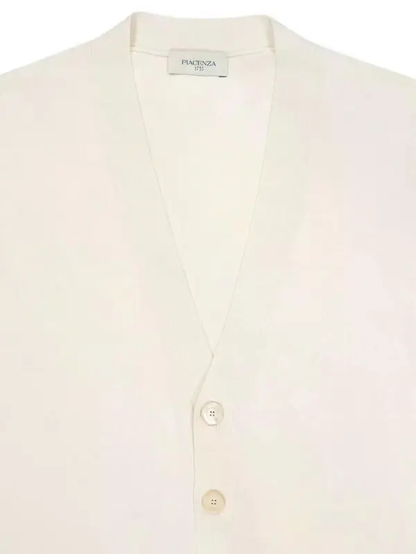 PIACENZA CASHMERE 1733 Buttoned V-neck Cardigan