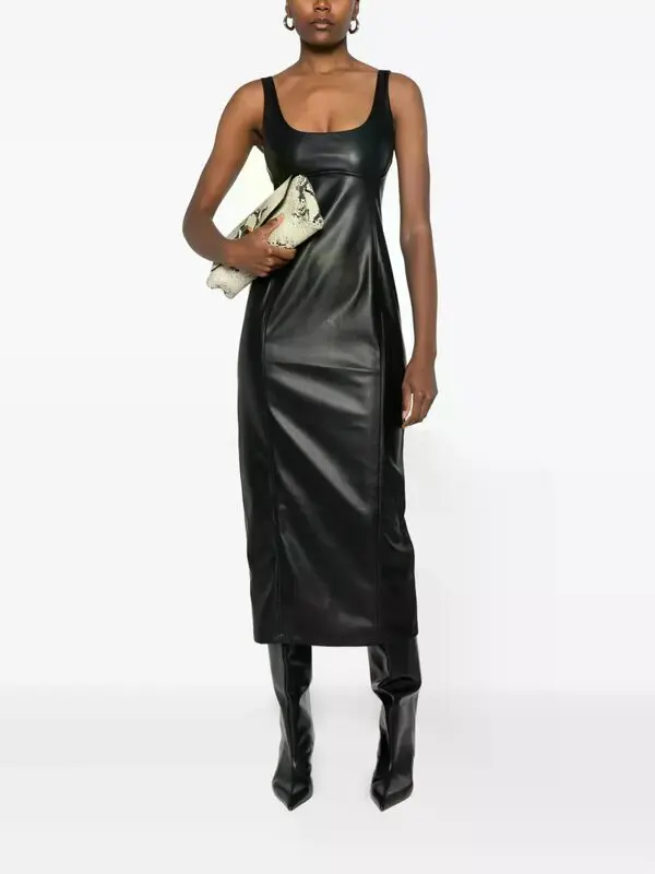 denim layered dress Blue Denim Layer Dress With Tassels – The Runway Company main image 0