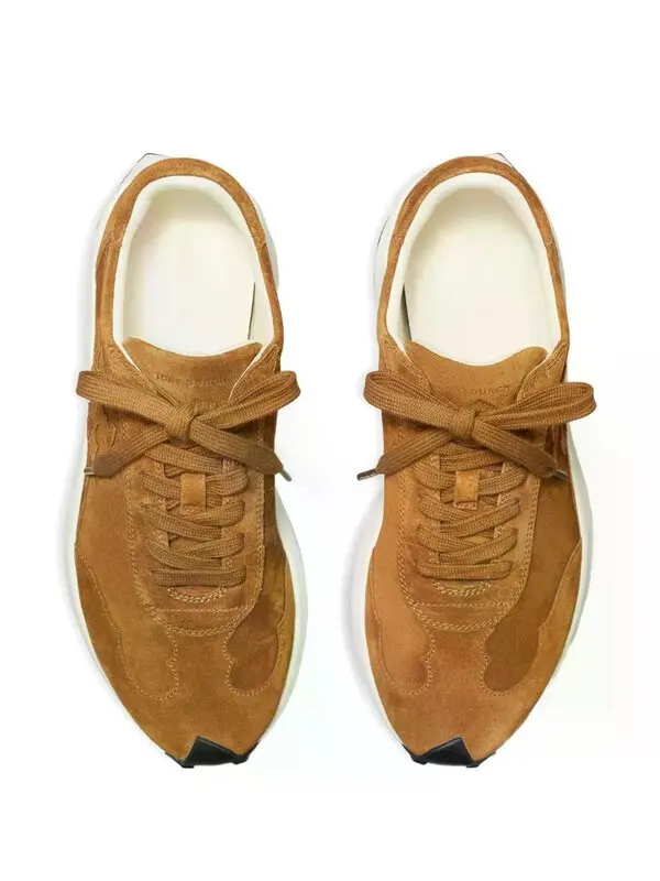 Tory Burch Suede Sneakers With Logo Detail