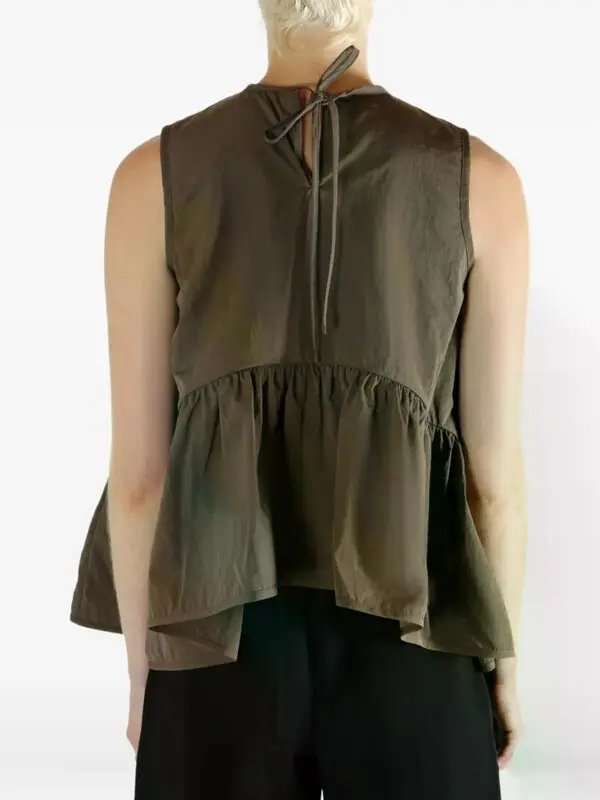 Cecilie Bahnsen Ruffled Sleeveless Top