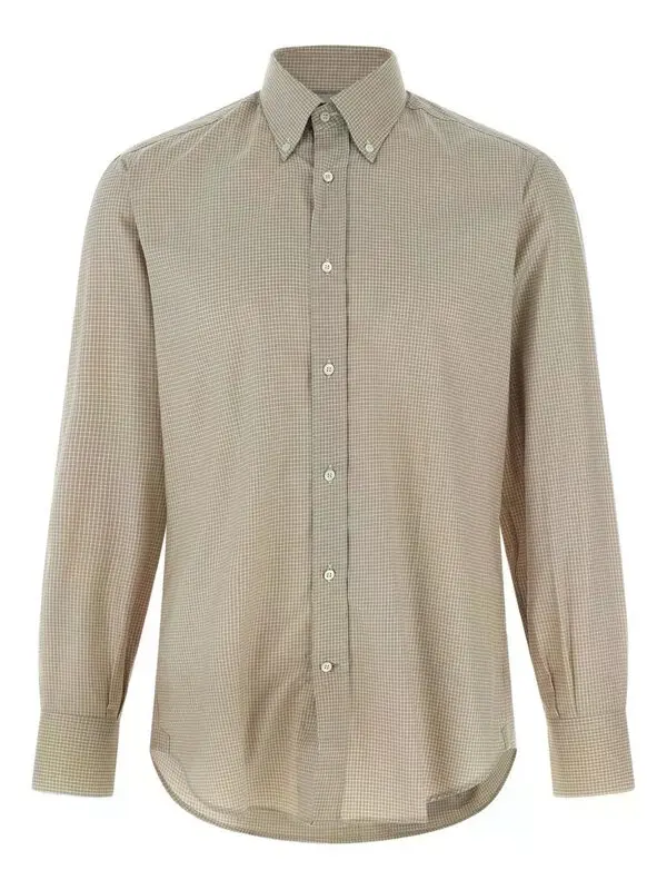 Brunello Cucinelli Check-pattern Shirt - Neutrals